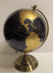 World Globes in Neutral Home Decor - Pure Happy Home