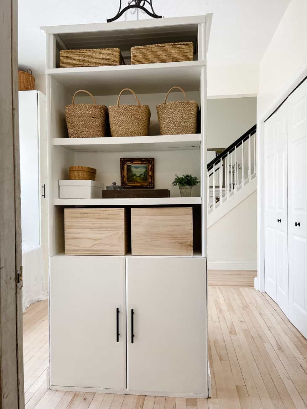 How To Turn a Cabinet Into a Partition Part 2 - Pure Happy Home