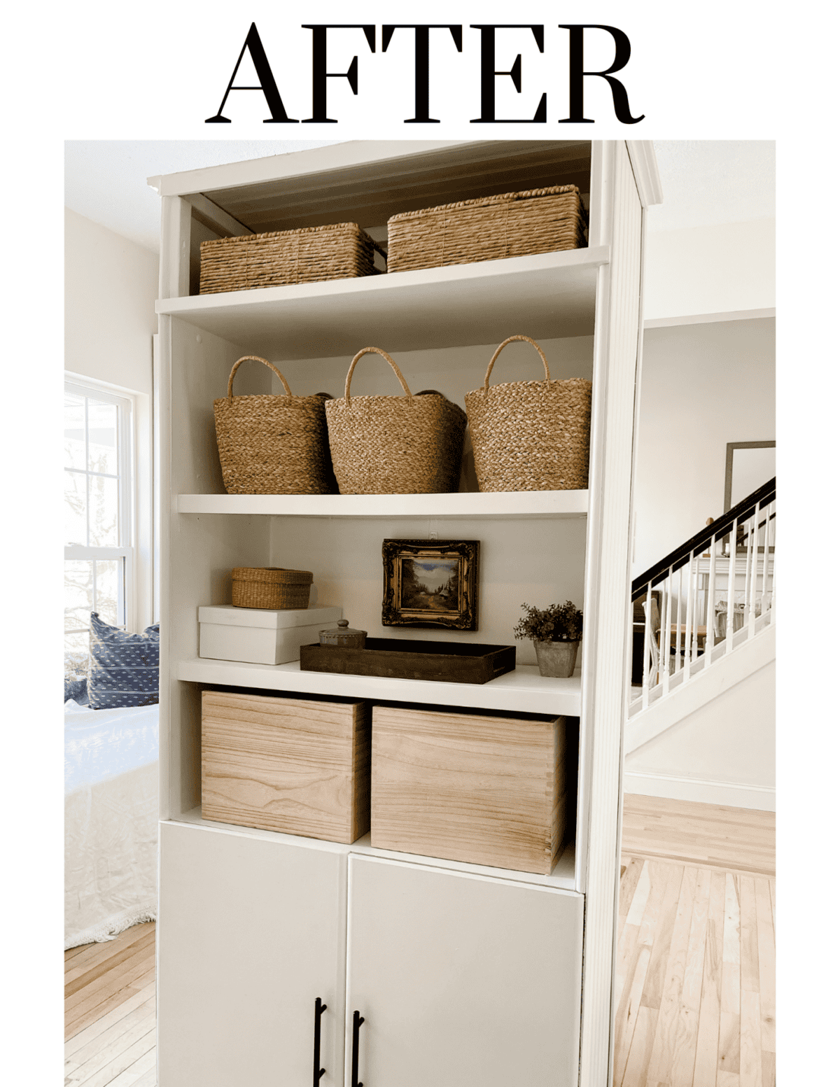 How To Turn a Cabinet Into a Partition Part 2 - Pure Happy Home