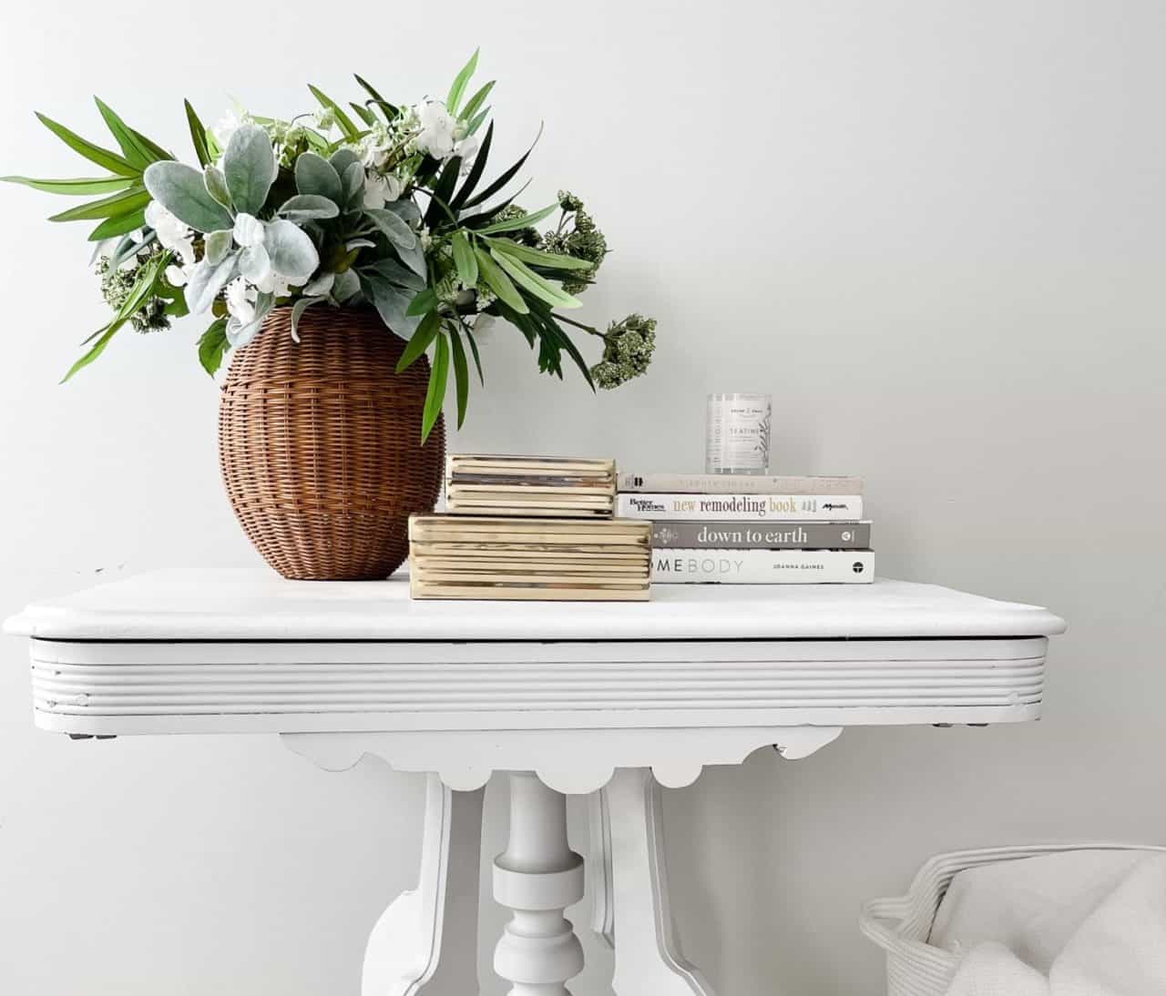 How I Saved a Damaged Vintage Table - Pure Happy Home