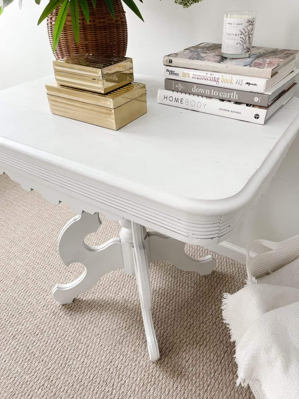 How I Saved a Damaged Vintage Table - Pure Happy Home