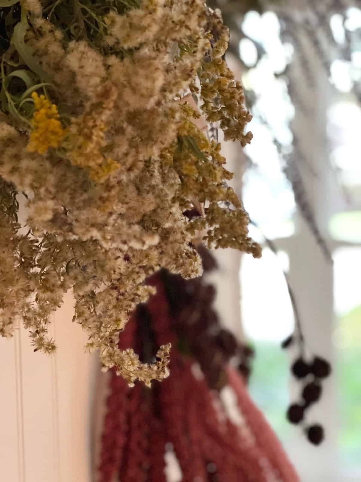 Hanging Dried Flowers As Home Decor - Pure Happy Home