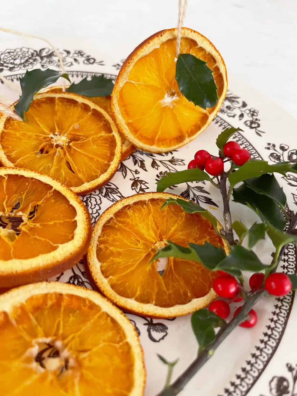 Simple Dried Orange Slice Ornament Craft - Pure Happy Home