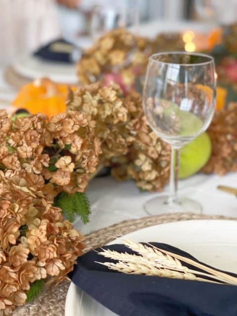 Cornucopia Thanksgiving Table Setting - Pure Happy Home