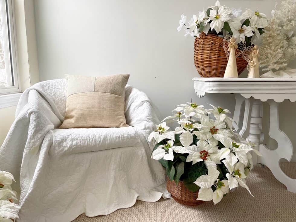 Neutrals & White Cottage Christmas Decor - Pure Happy Home