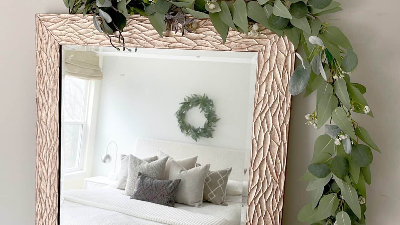 How to Make a Wreath from a Garland - Pure Happy Home