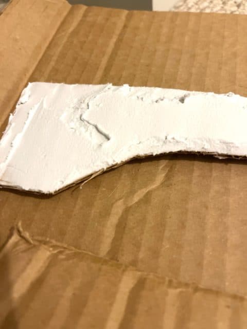 Upcycled Shelving Using Wood and Cardboard - Pure Happy Home