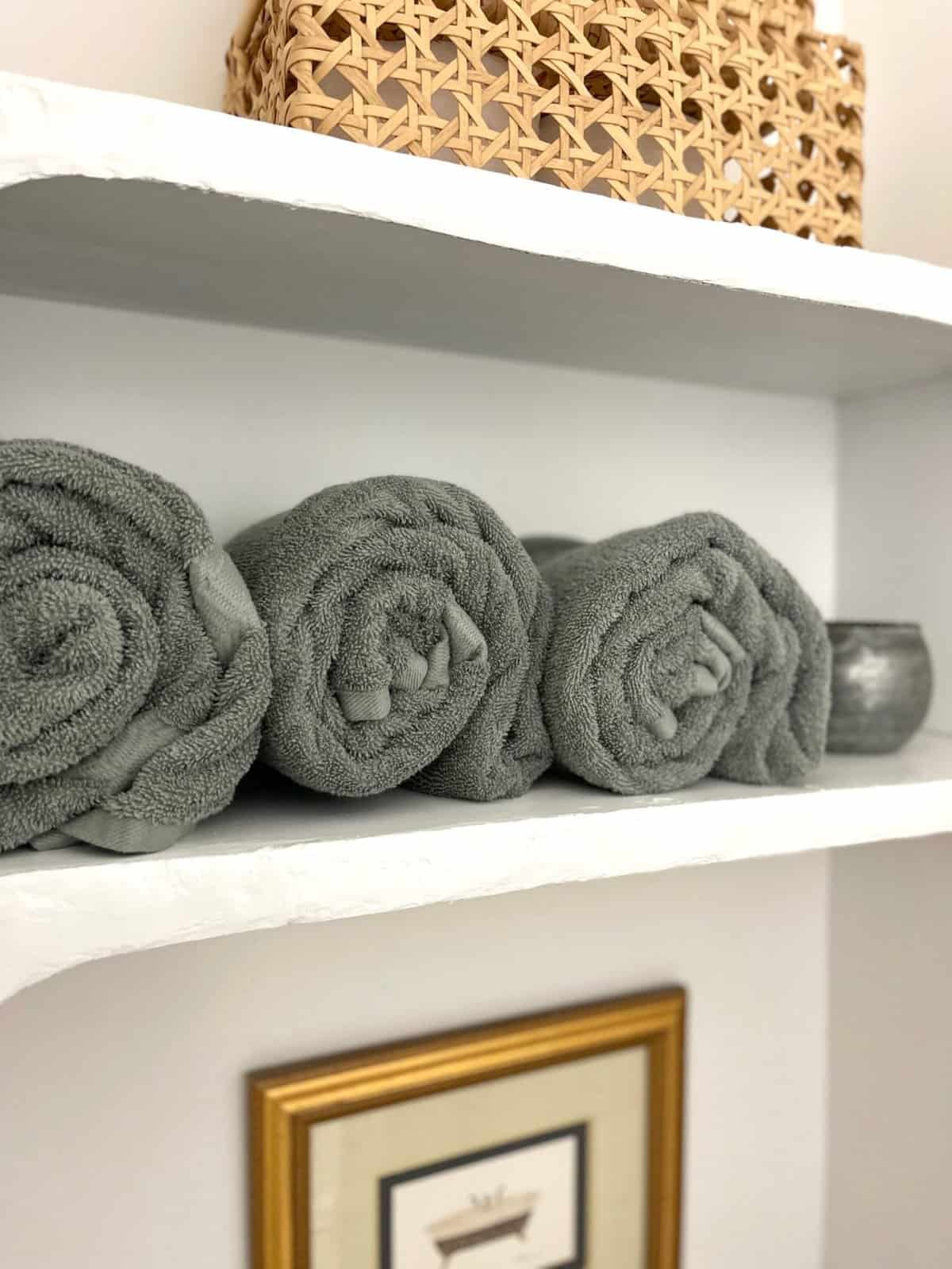 Upcycled Shelving Using Wood and Cardboard - Pure Happy Home