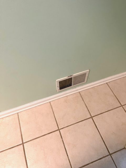 How to Paint a Tile Floor to Mimic Stone - Pure Happy Home
