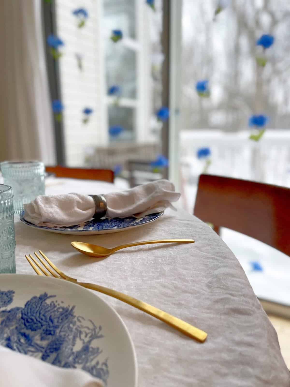 DIY Floating Floral Window Party Decoration - Pure Happy Home