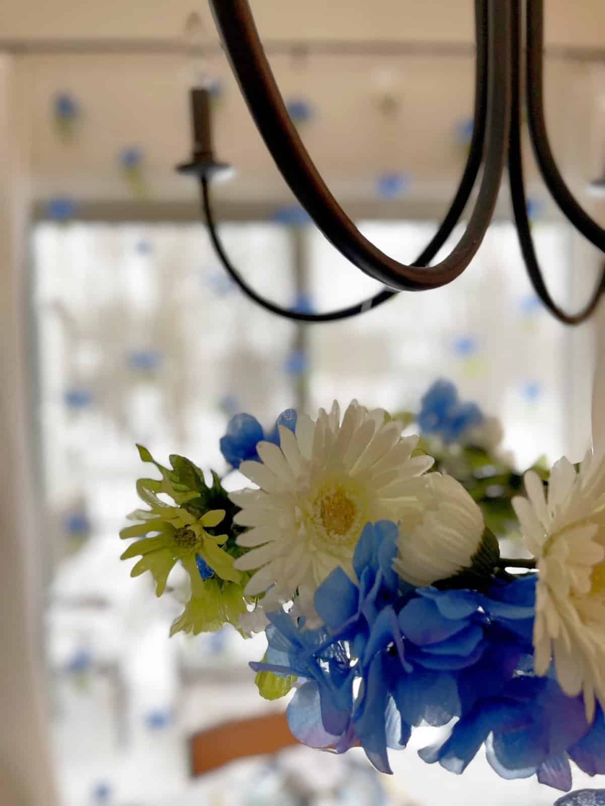 DIY Floating Floral Window Party Decoration - Pure Happy Home