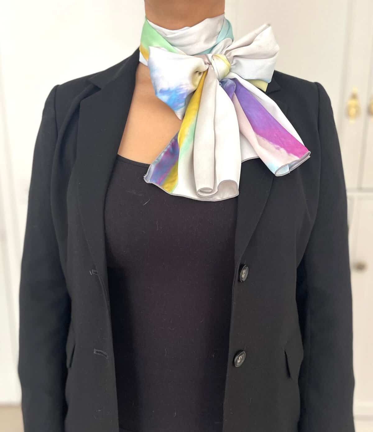 Six Ways to Wear a Long Scarf with a Jacket - Pure Happy Home