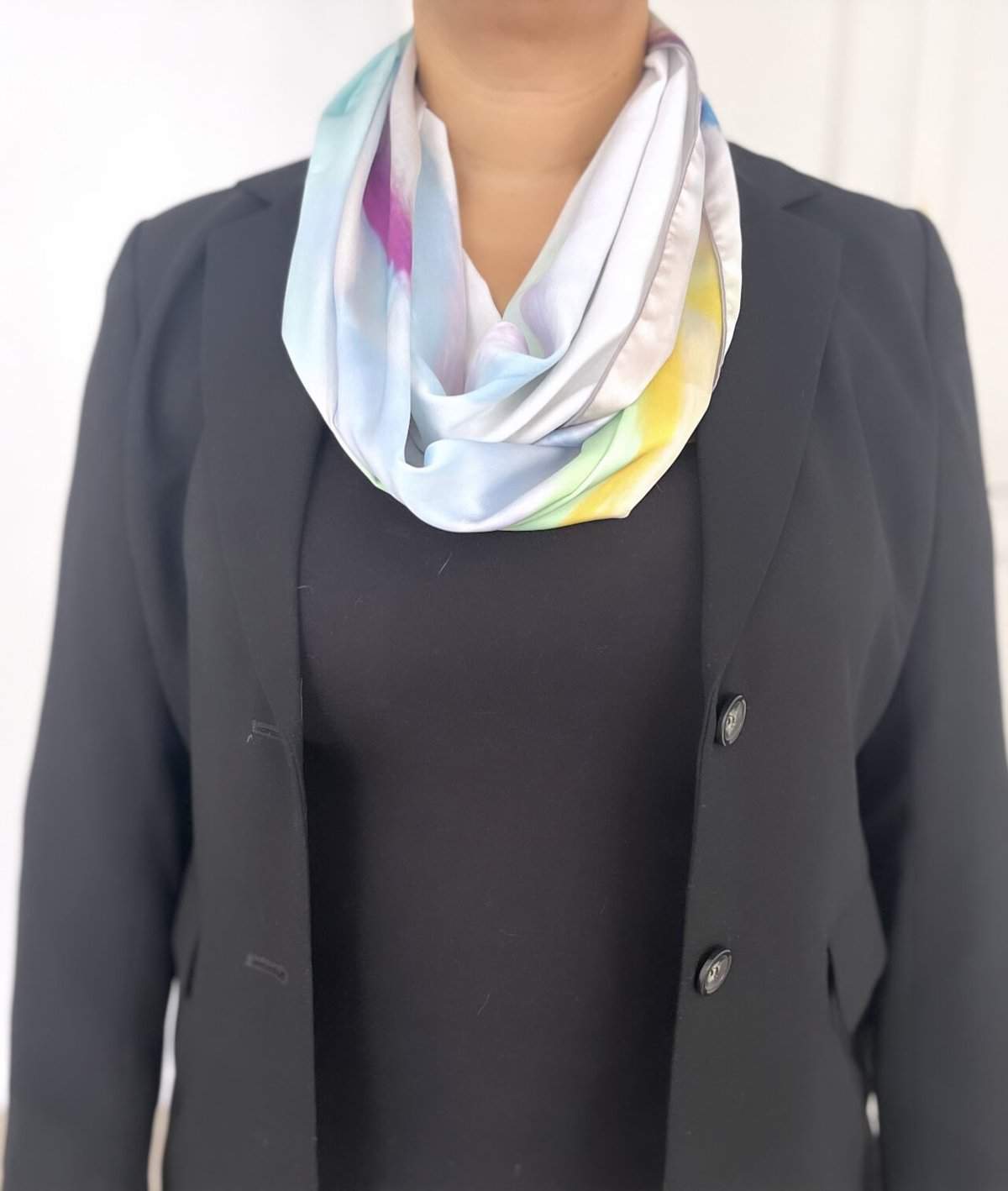 Six Ways to Wear a Long Scarf with a Jacket - Pure Happy Home