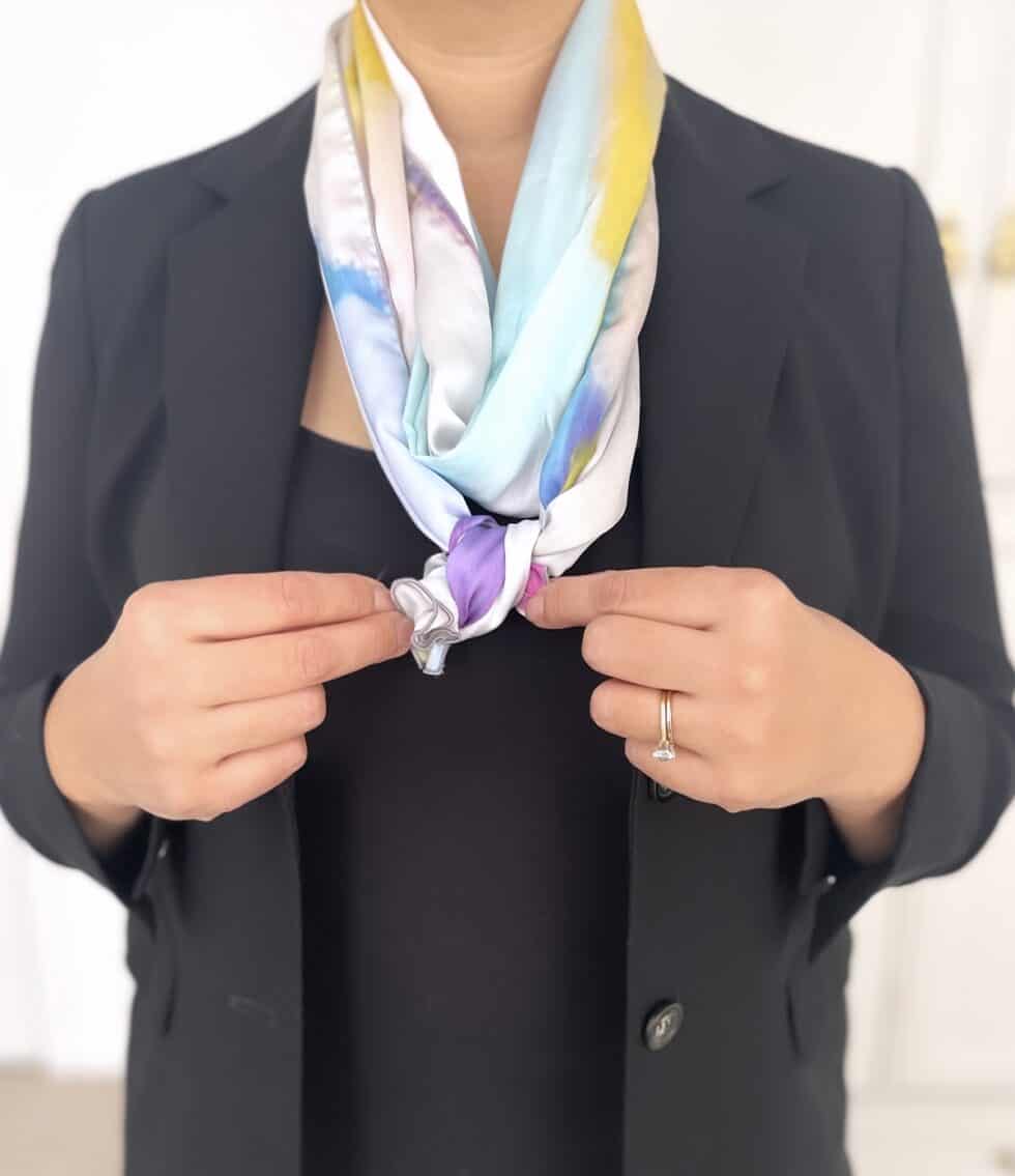 Six Ways to Wear a Long Scarf with a Jacket - Pure Happy Home