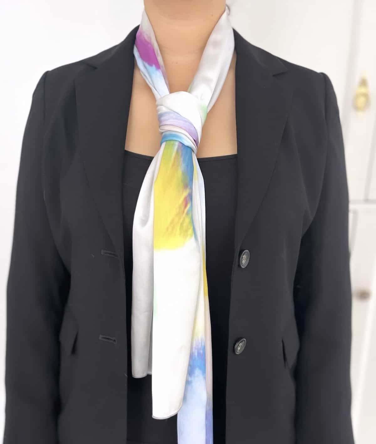 Six Ways to Wear a Long Scarf with a Jacket - Pure Happy Home