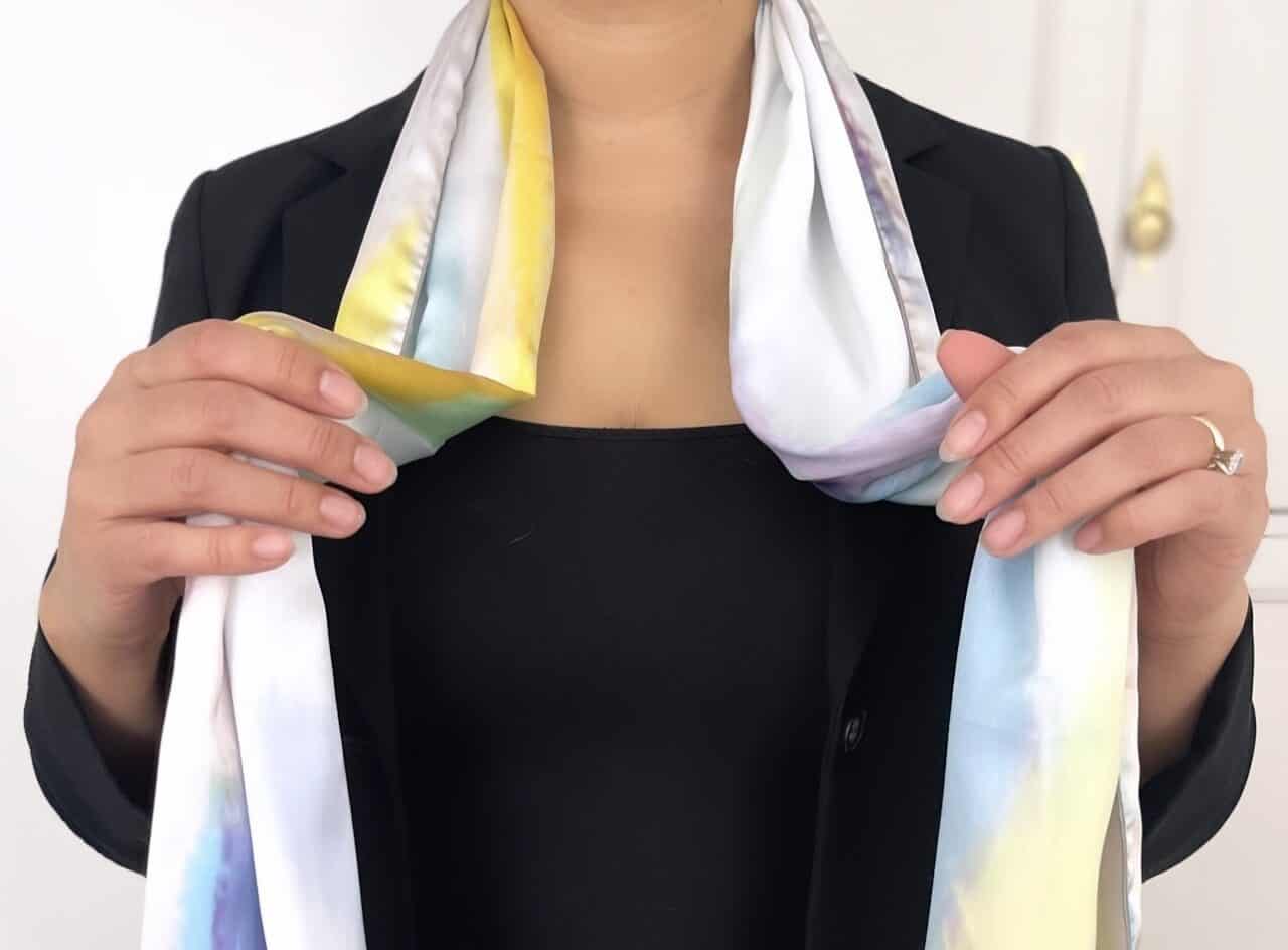 Six Ways to Wear a Long Scarf with a Jacket - Pure Happy Home