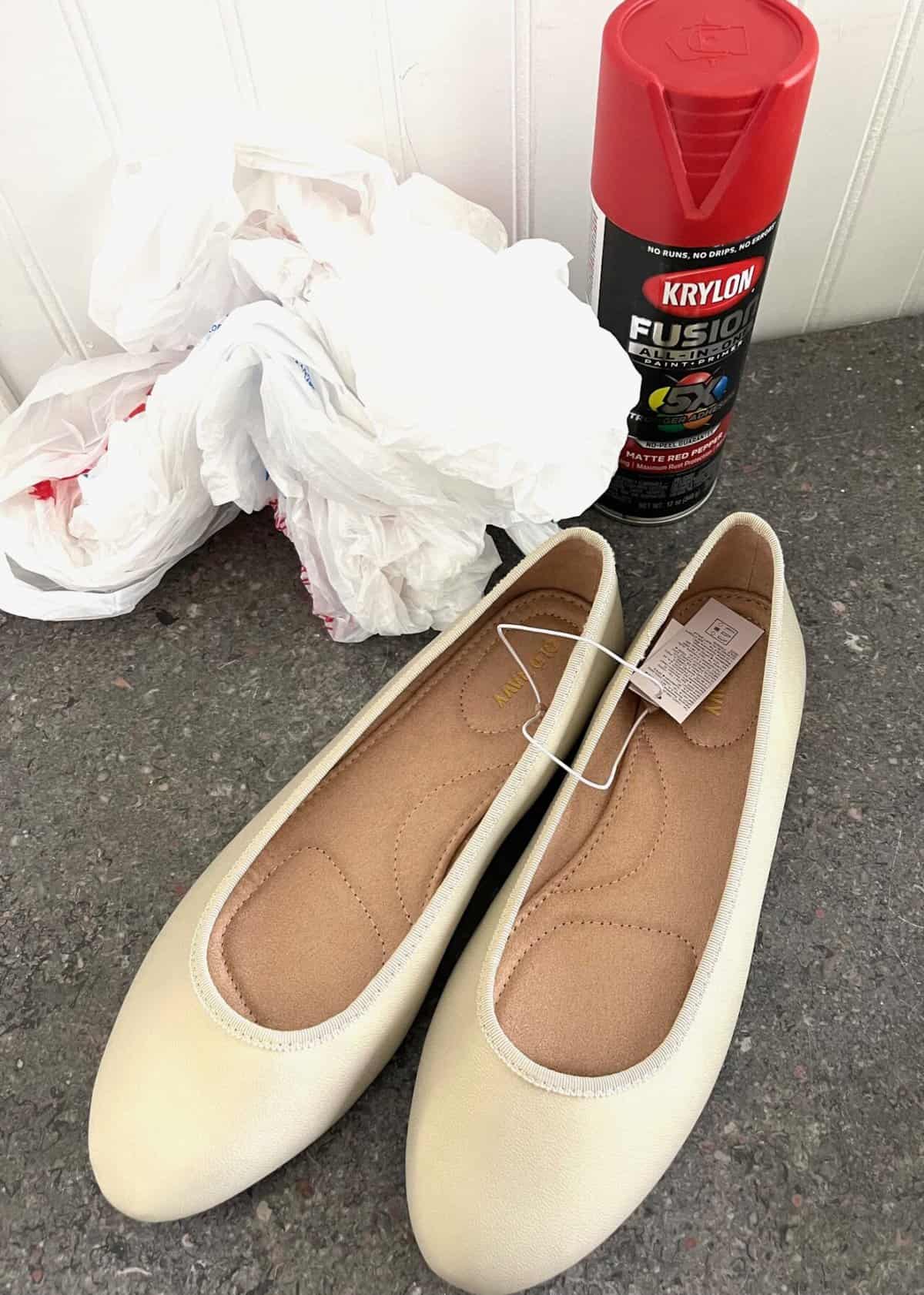 How To Transform Your Shoes With Spray Paint - Pure Happy Home