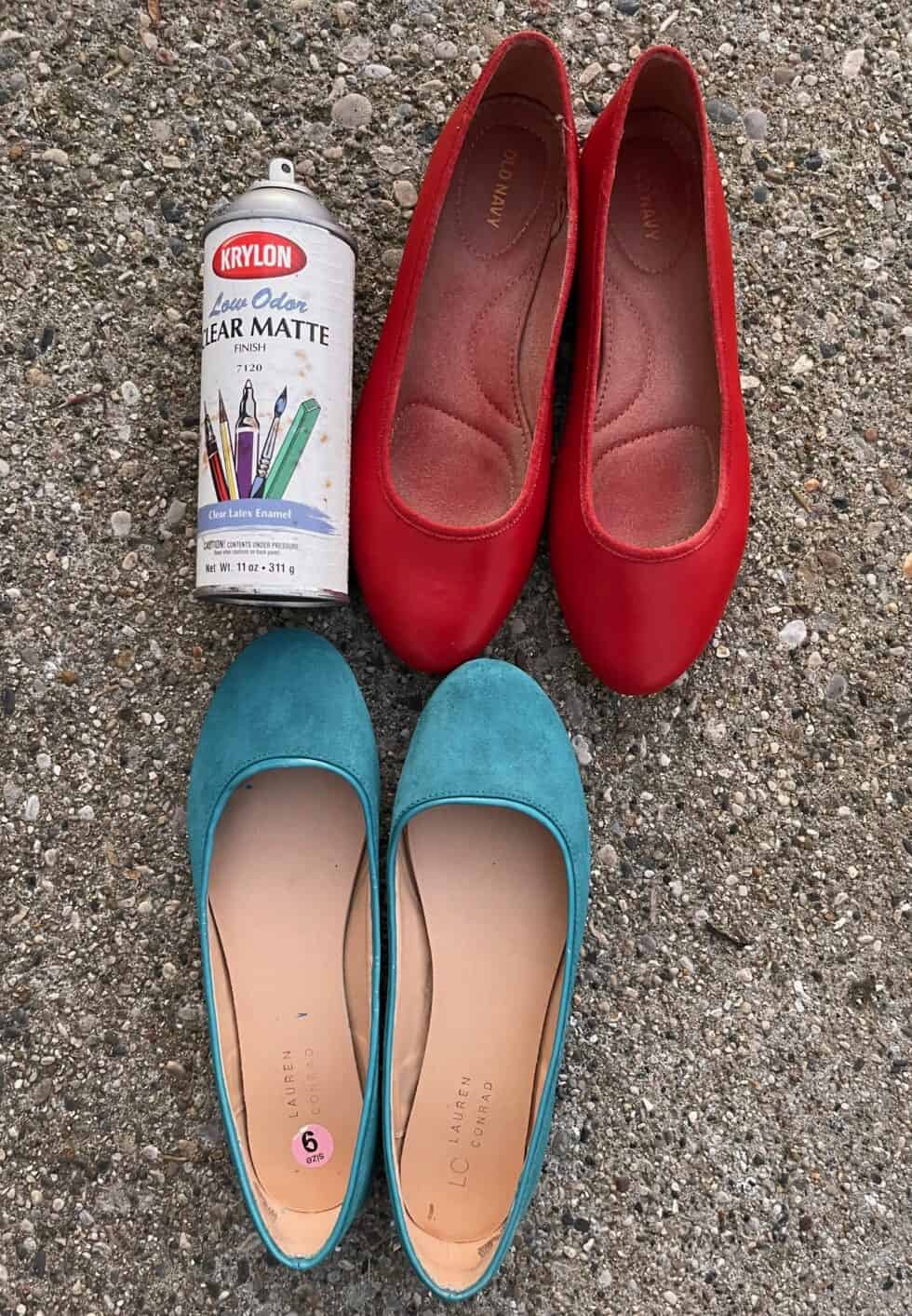 How To Transform Your Shoes With Spray Paint - Pure Happy Home